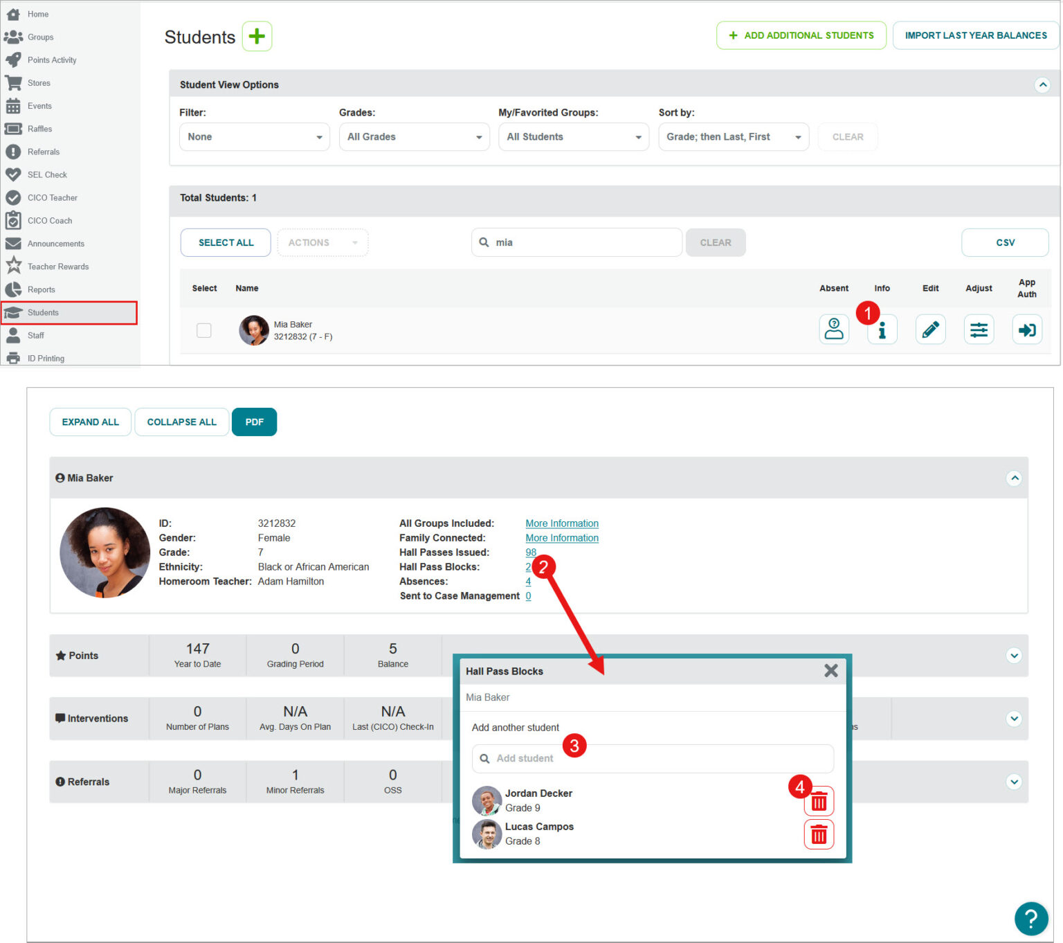 Admin Setup - Hall Pass Plus - PBIS Rewards Support Center